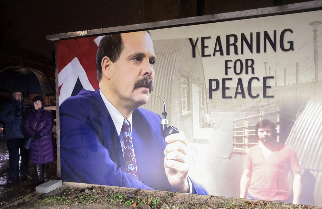 David Ervine: New garden of reflection and murals unveiled on ...