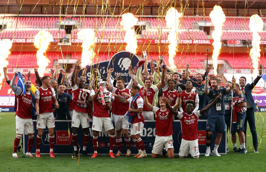‘It’s just magical’ – Arsenal celebrate reaching first final in six ...